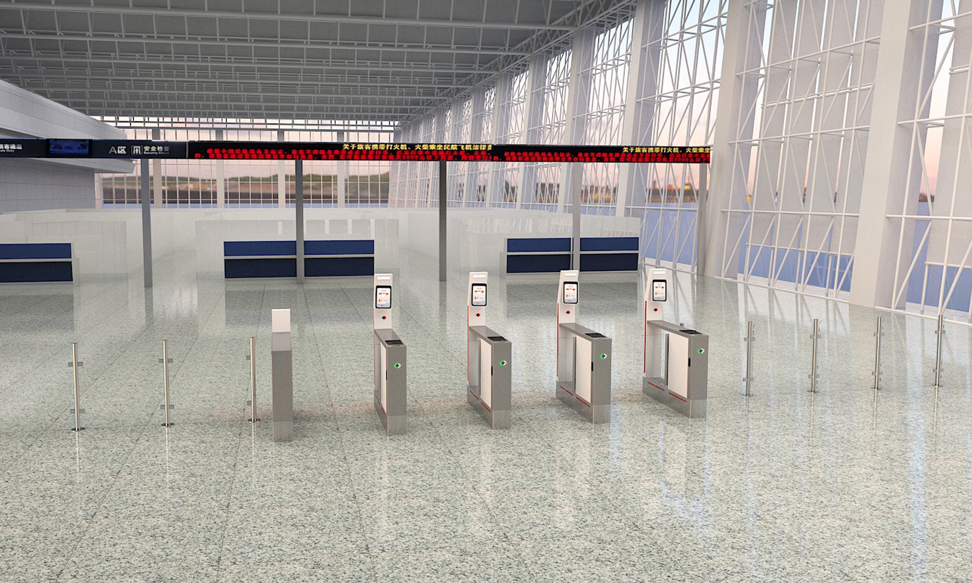 CAMBAUM / 楼前安全查验闸机系统